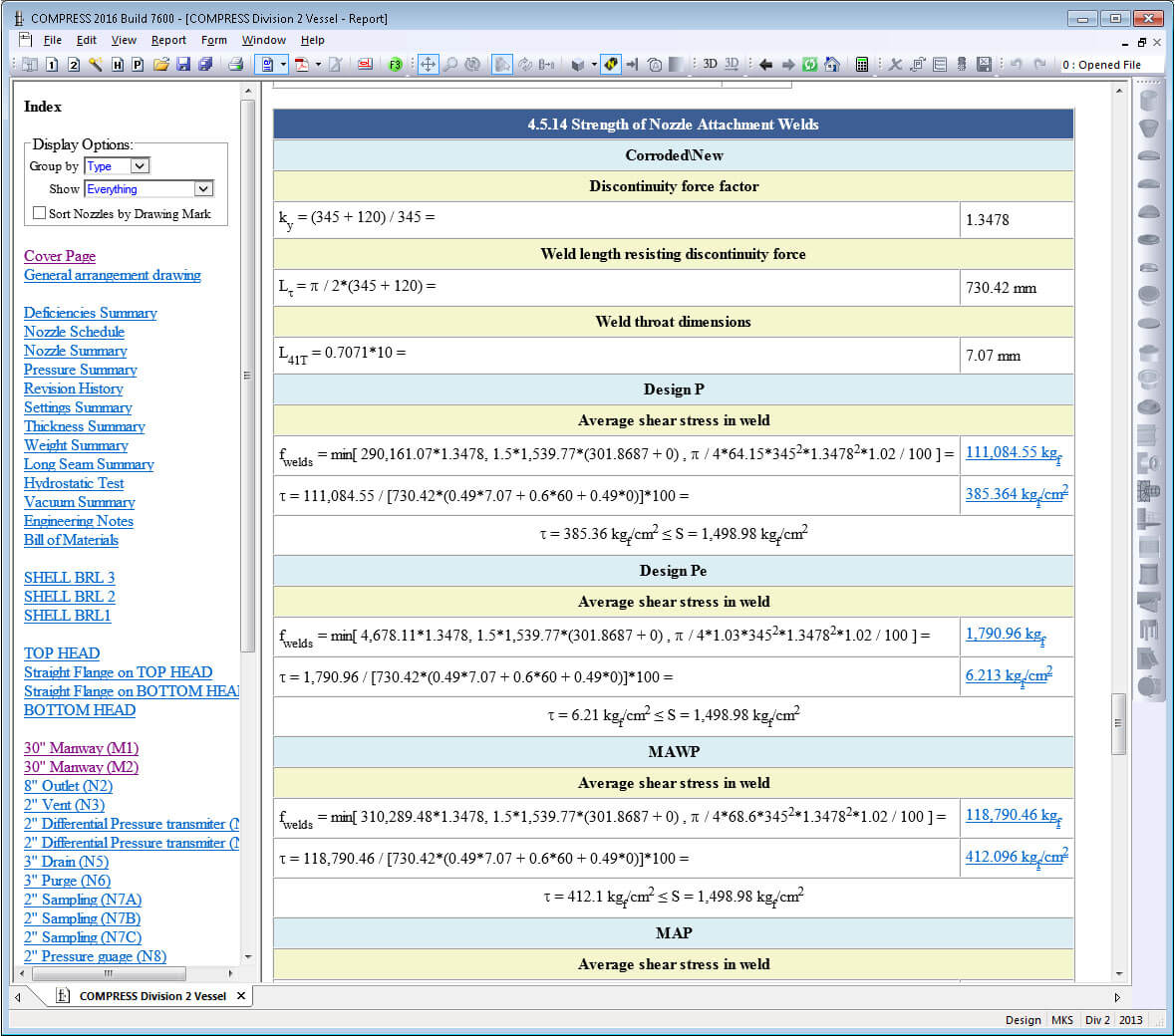 COMPRESS and ASME VIII-2 (Division 2) | Codeware