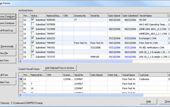 asme forms Archives - Codeware