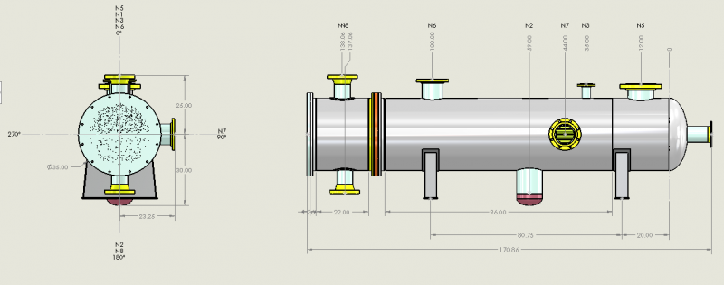 Pressure Vessel & Heat Exchanger Drawings - Codeware