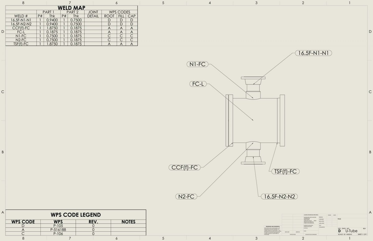 Shopfloor Generated Weld Maps and Drawings - Codeware