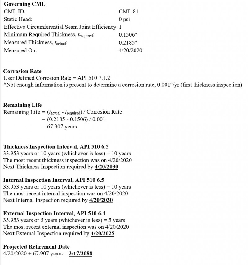 API 510 Software for In-Service Pressure Vessel Evaluations - Codeware