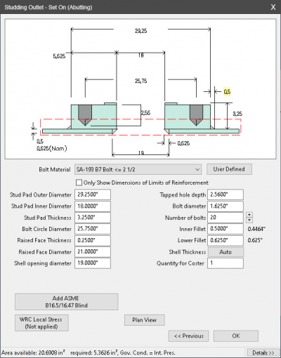 UG-37 and UG-45 Nozzle Design With COMPRESS - Codeware