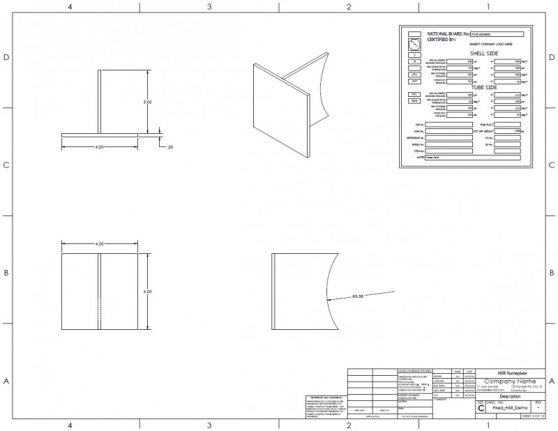 Pressure Vessel & Heat Exchanger Drawings - Codeware
