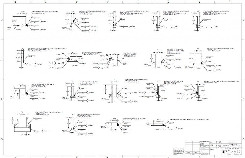Pressure Vessel & Heat Exchanger Drawings - Codeware