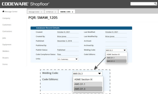 AWS D1.3 Structural Sheet Steel Welding in Shopfloor - Codeware