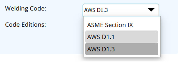 Prequalified AWS Welding Procedures in Shopfloor - Codeware