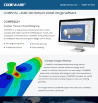 Pressure Vessel Software For ASME VIII - Codeware